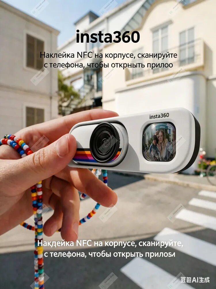 Плоский видоискатель insta360 GO 3S retro на талии