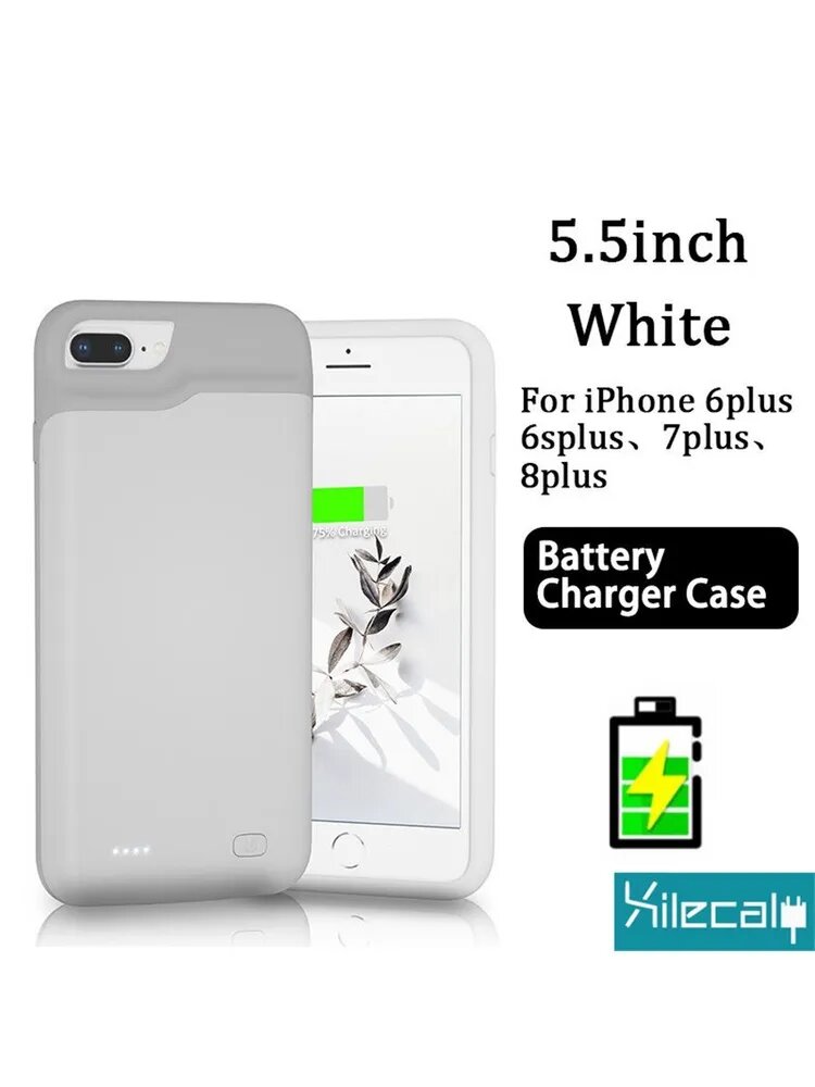 Для Apple iPhone 6/6s Plus,7/8 Plus, Чехол-аккумулятор, внешний аккумулятор