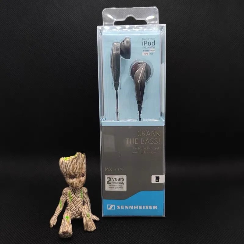 Наушники внутриканальные Sennheiser MX 375, черные