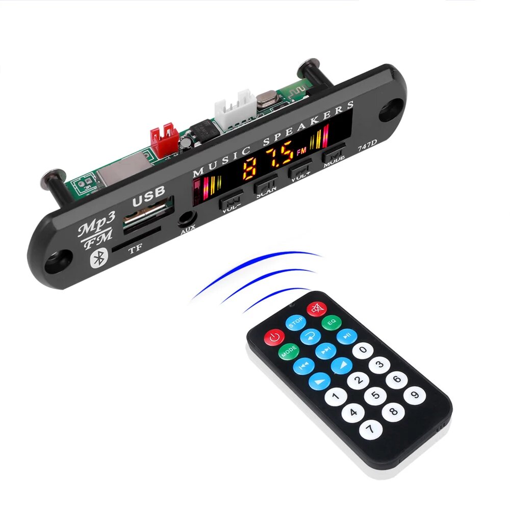 Bluetooth MP3-плеер для автомобиля, Цвет: A