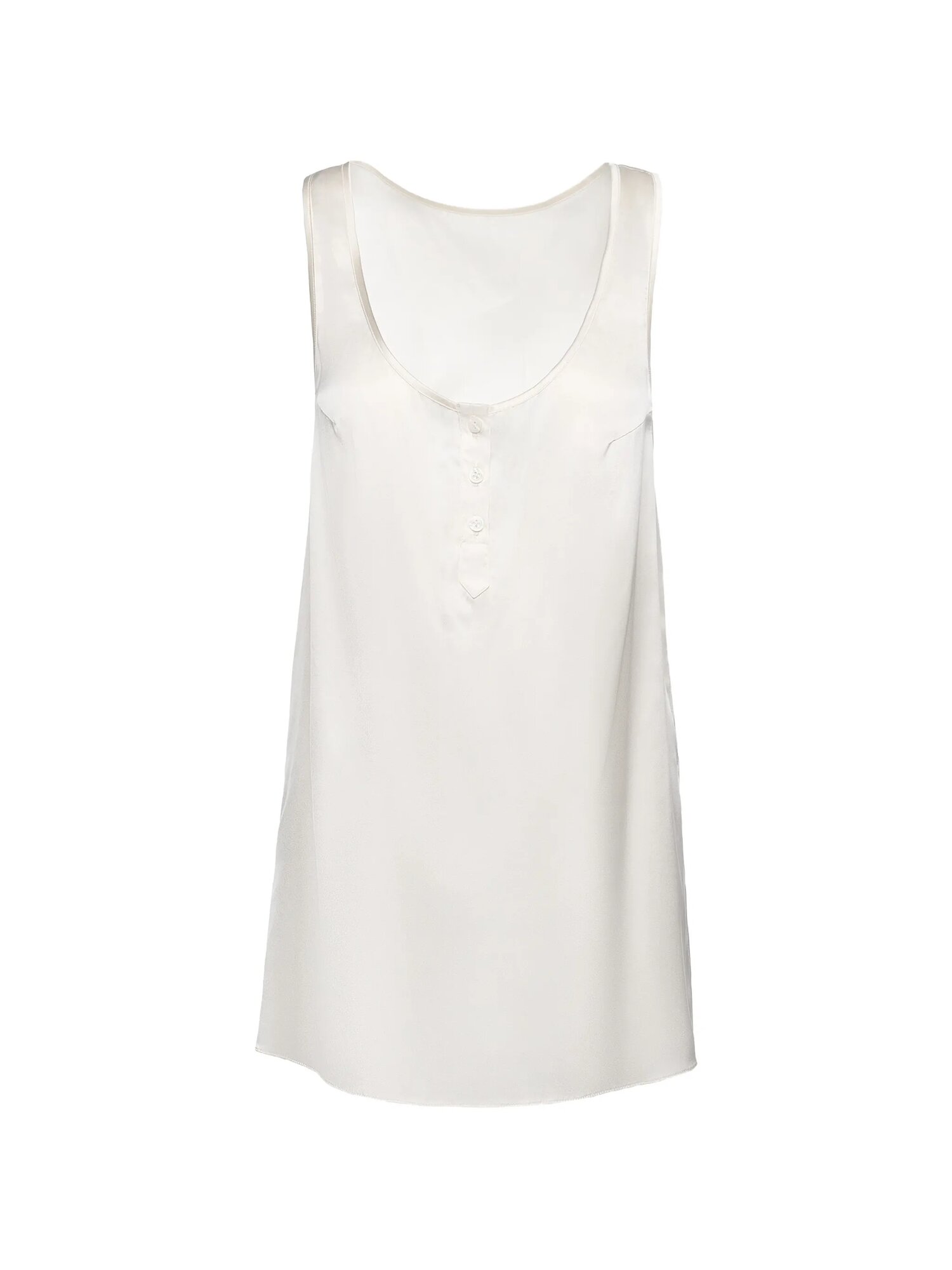 Платье Button-placket sleeveless mini dress