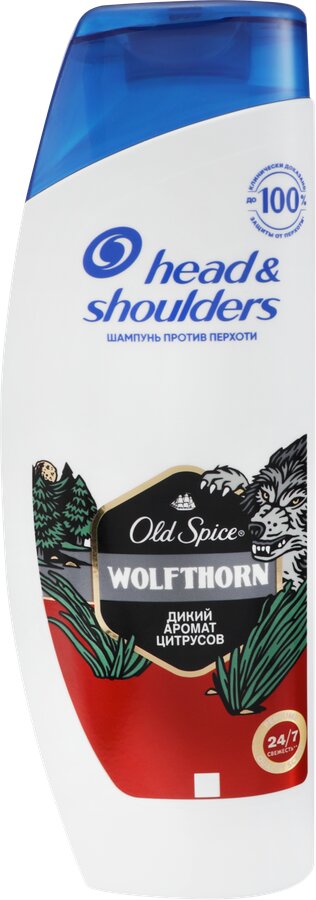 Шампунь для волос мужской HEAD&SHOULDERS Old Spice Wolfthorn, против перхоти, 360мл (2 шт)