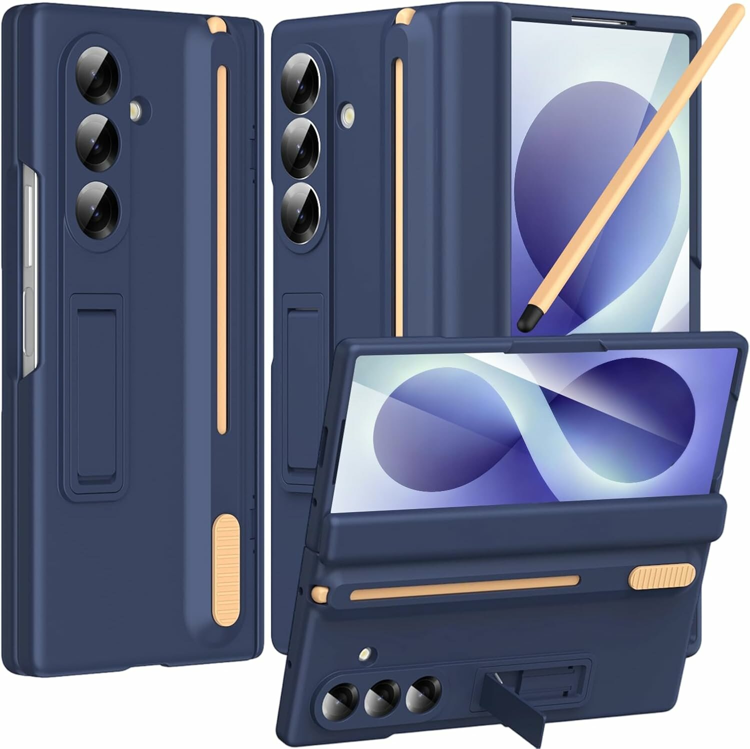 Чехол для Samsung Galaxy Z Fold 8 Ultra с стилусом пленкой