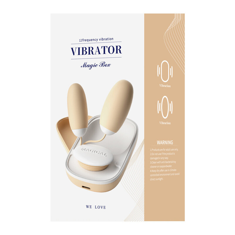 Вибратор-яйцо Leru Magic Box с многочастотной вибрацией и всасыванием, портативная секс-игрушка для пар, одна штука