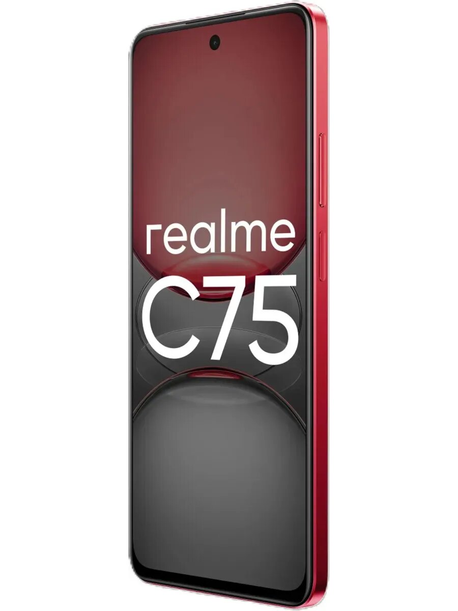 Смартфон realme C75 8 ГБ/128 ГБ Красный Ростест, NFC, камера 50 Мп, экран 6.72" IPS — фото 1