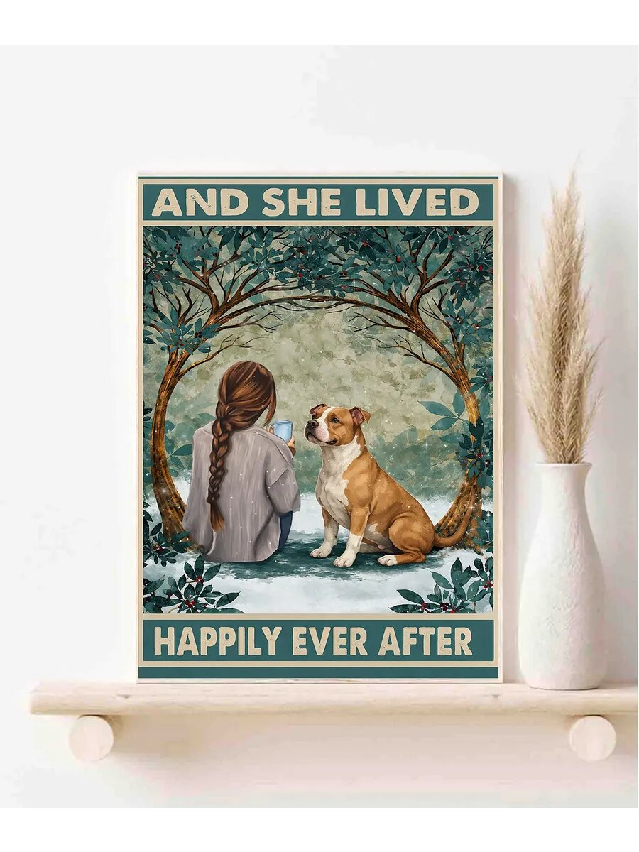 Американский питбультерьер, Happily Ever After, Плакат 30x4