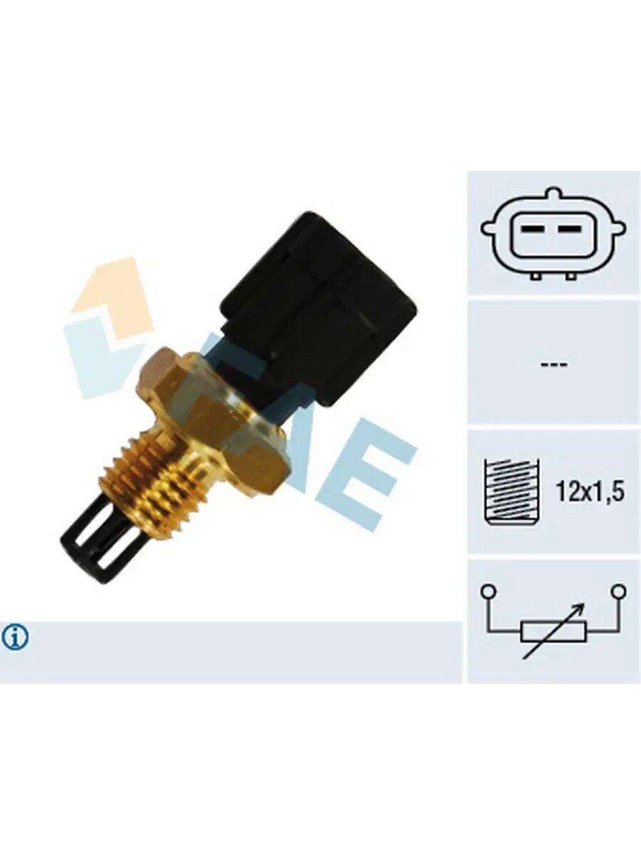 Датчик температуры M12x1.5 2-конт.