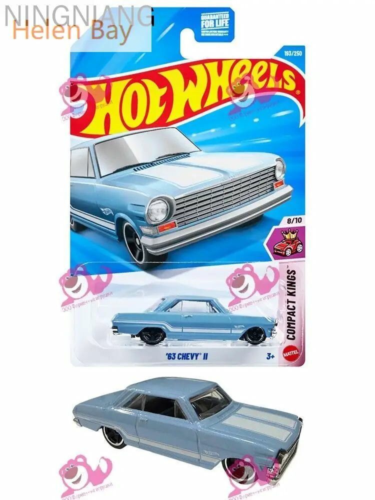 Машинка Mattel 1:64 Basic Car 2026E C4982 '63 Chevy II коллекционная модель игрушка