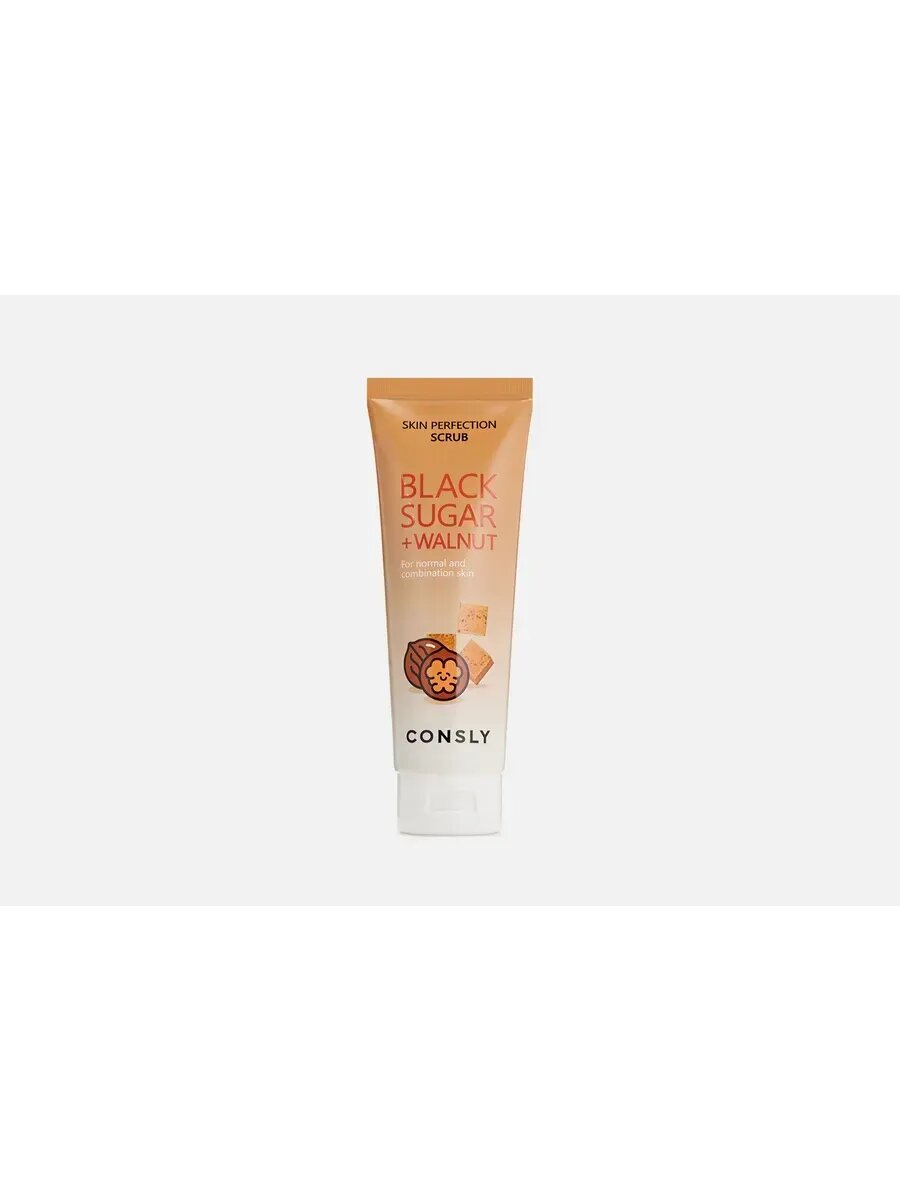 CONSLY Black sugar+walnut Скраб для лица 120мл