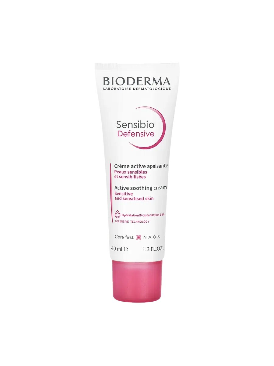 Bioderma Sensibio Defensive Крем легкий увлажняющий для чувствительной кожи лица 40 мл 1 шт