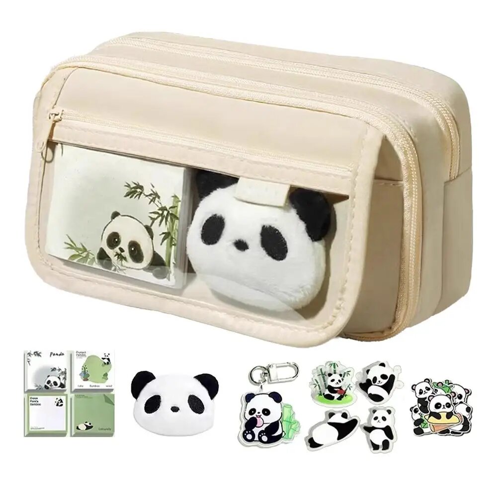 Пенал для карандашей Panda Creamy