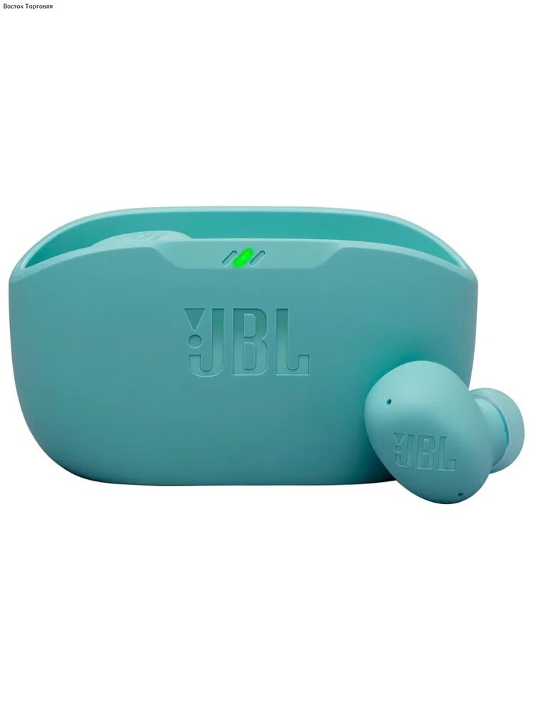 Наушники беспроводные с микрофоном JBL Wave Buds 2, Bluetooth, USB Type-C, синий