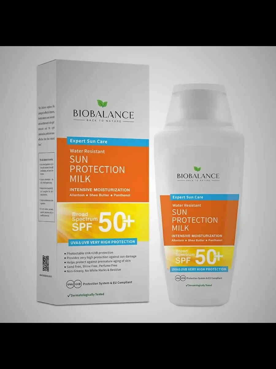 BIOBALANCE SUN PROTECTION MILK 50+ SPF 150 ML ISP Кре 150 мл