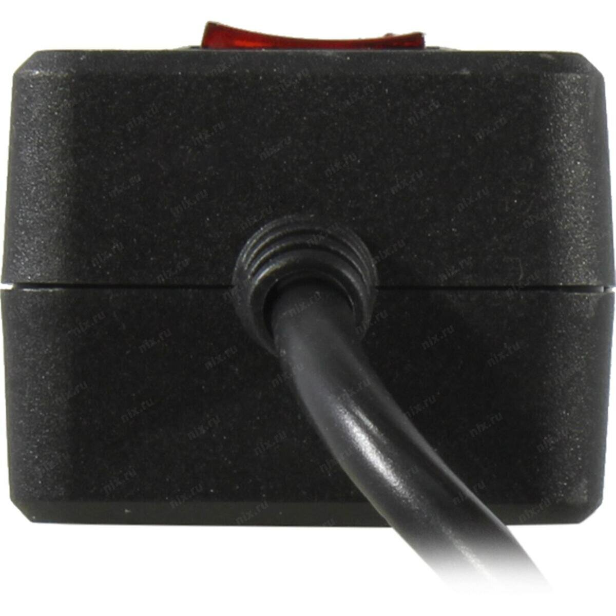 Сетевой фильтр 5bites SP3B-518 Black 1.8м ( 3 розетки ) — фото 1