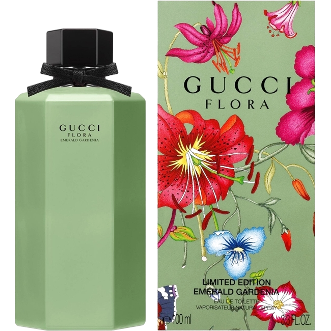 Женская туалетная вода Gucci Flora Emerald Gardenia 100 мл - Гуччи Флора Эмеральд Гардения