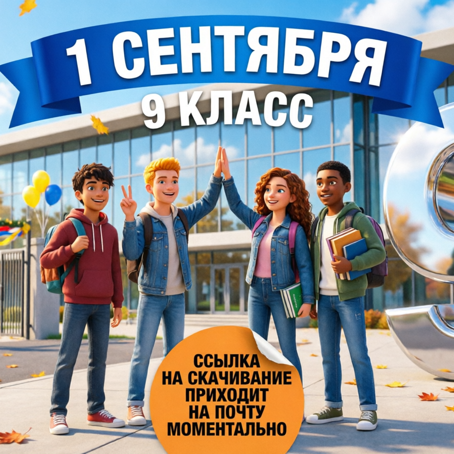 Песня про первое сентября. Девятый класс. 2026г