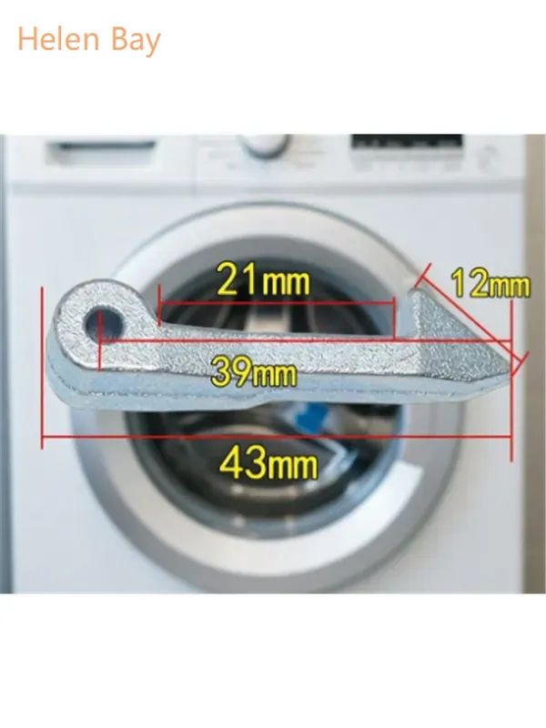 1 шт. подходит для барабанной стиральной машины Midea MG70-1232E(S) дверной крючок (с замком-пряжкой) аксессуары для дверной пряжки