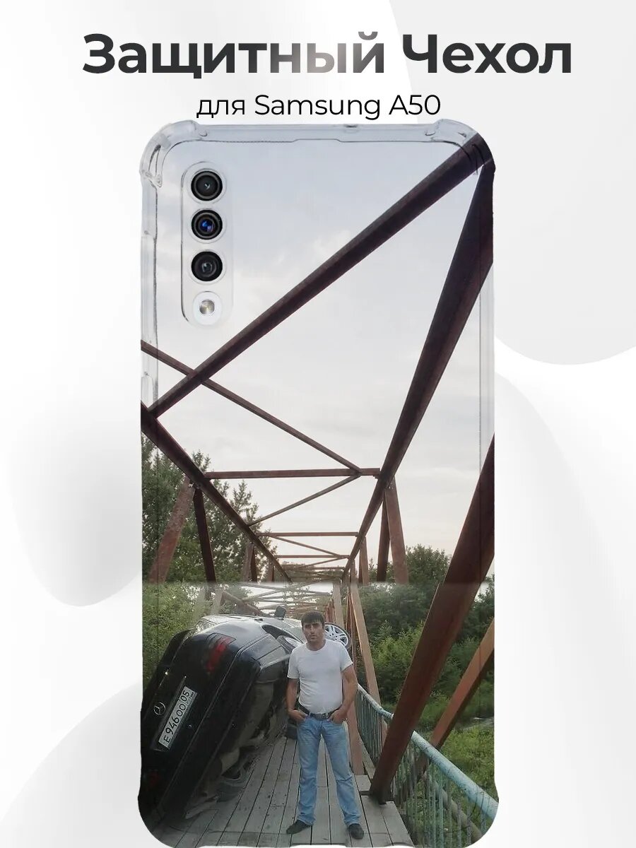 Чехол Samsung A50 Mercedes ML W163 на боку