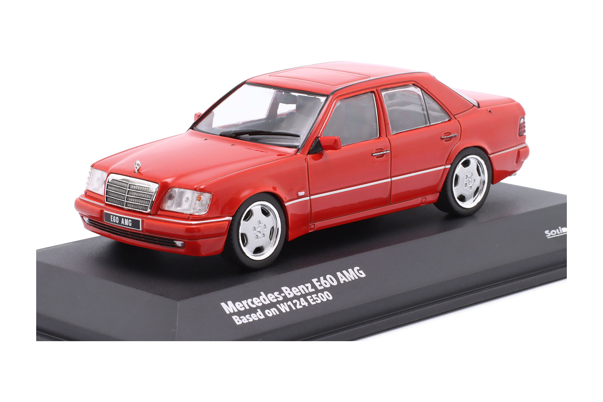 Модель коллекционная SOLIDO Mercedes amg E60 W124 red / мерседес амг красный