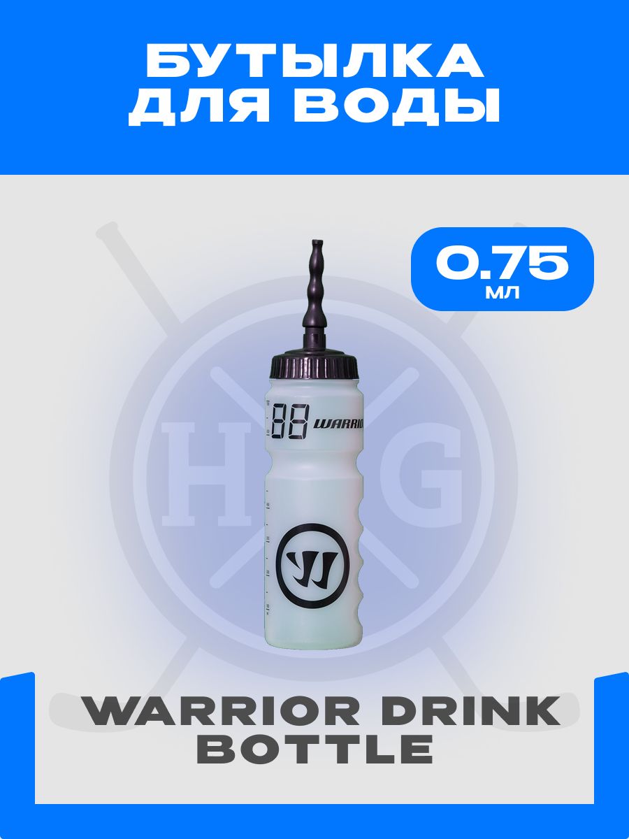 Бутылка для воды Warrior "Drink Bottle 0.75L Clear", прозрачная, пластик