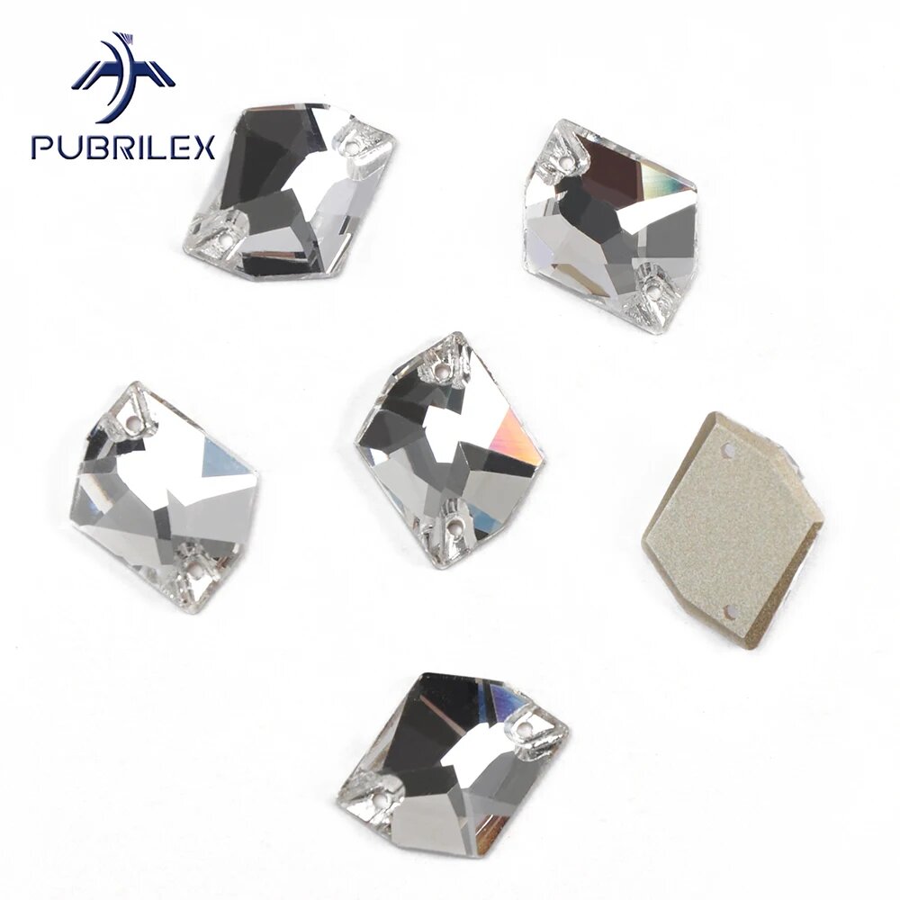 Стеклянные стразы PUBRILEX Crystal