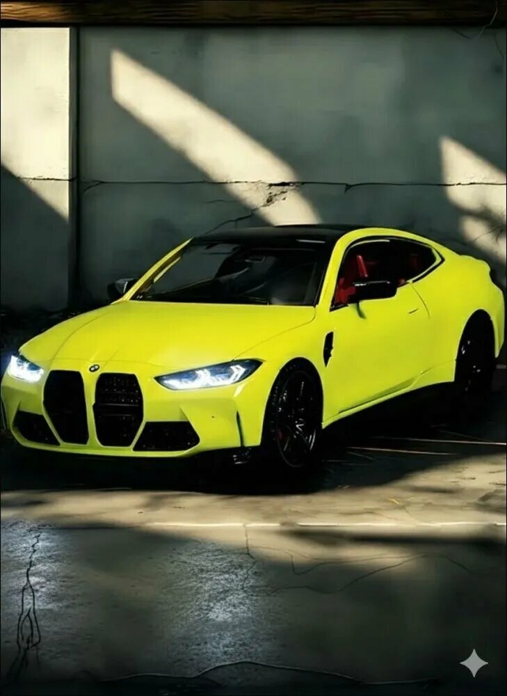 Металлическая инерционная машинка (модель автомобиля) BMW БМВ М4 1:24