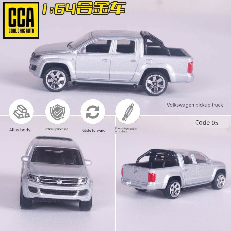 Миниатюрная модель автомобиля CCA Cai Po 1:64 из настоящего сплава с амортизаторами, карманная реалистичная игрушечная