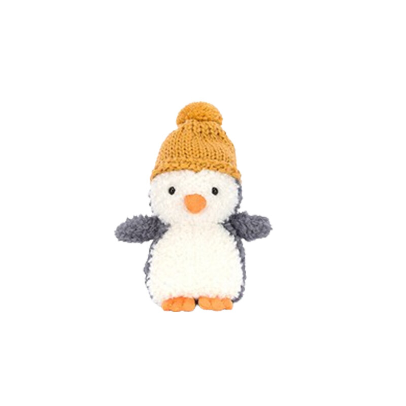 Мягкая игрушка унисекс JELLYCAT Пингвин в шапке, 11 см