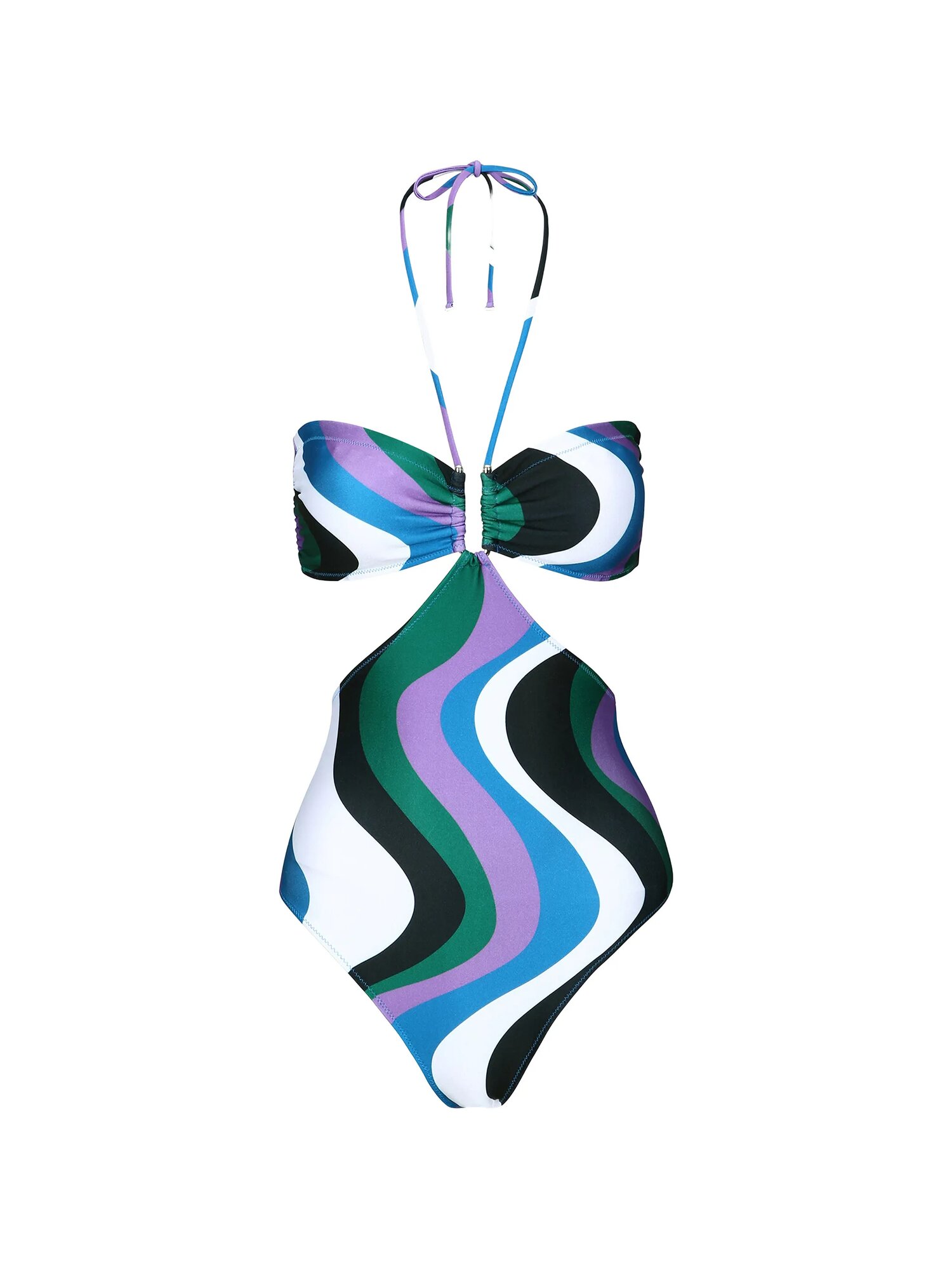 Купальник DAZE DAYZ Pado swirl-print cut-out swimsuit