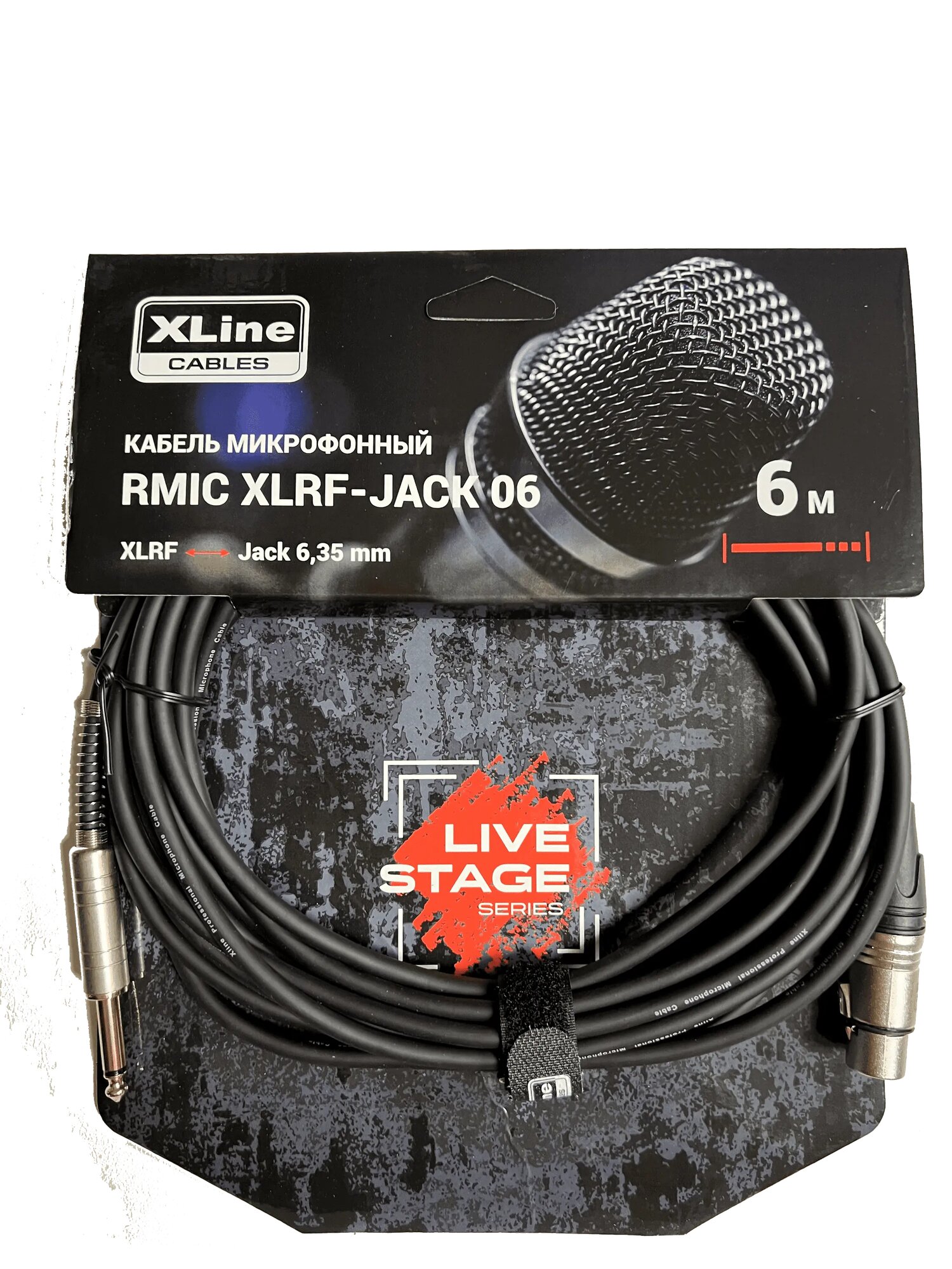 Коммутационный кабель Xline Cables RMIC XLRF-JACK 06 6 м