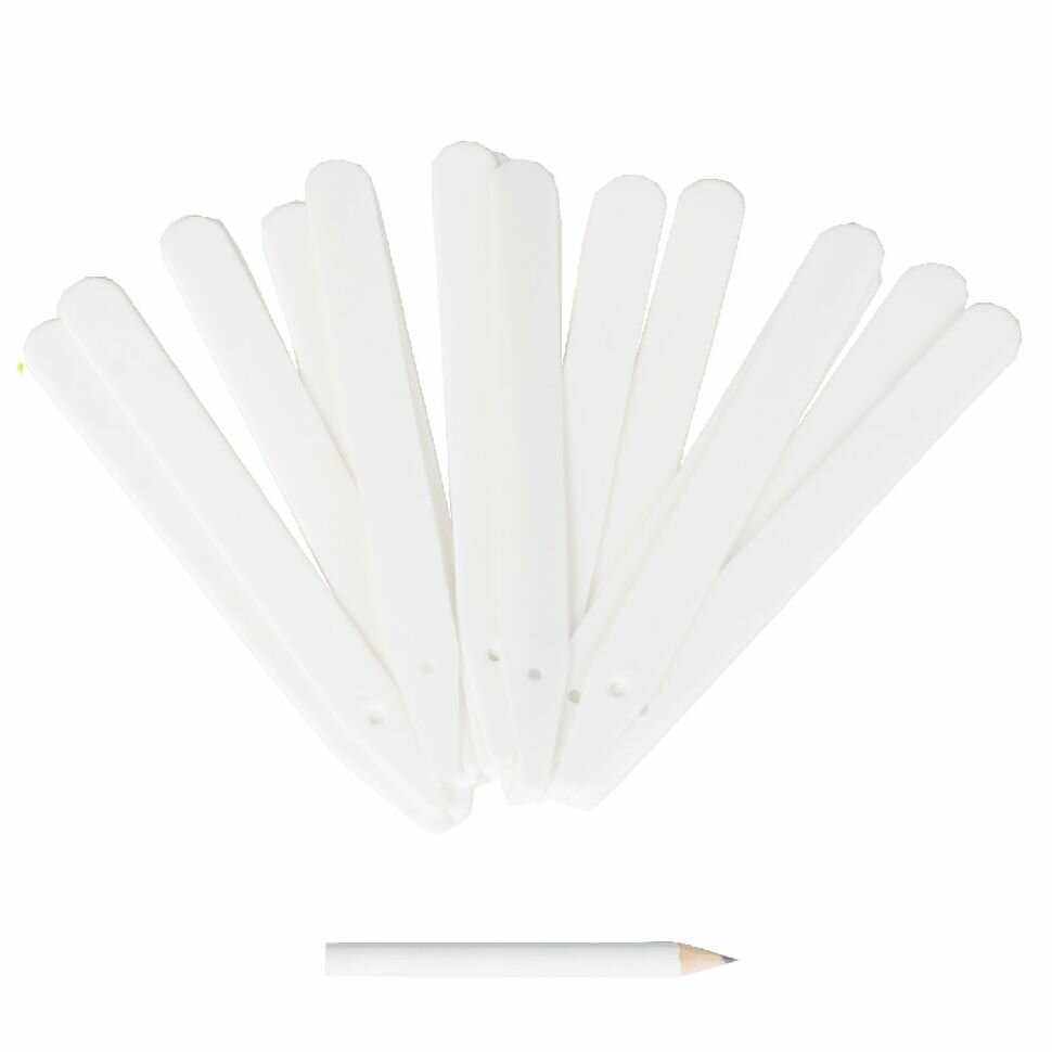 Ярлык LISTOK L 15,2 см 25 шт. с карандашом
