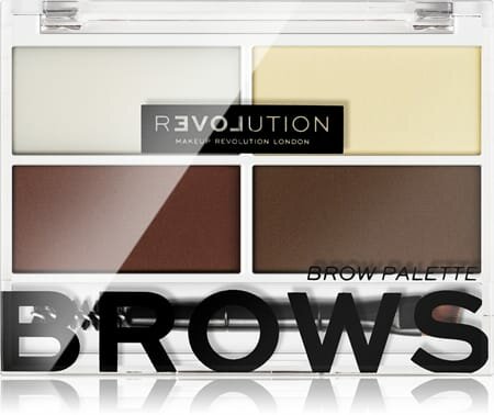 Набор для бровей Relove by Revolution Colour Cult, dark, 3.2 г