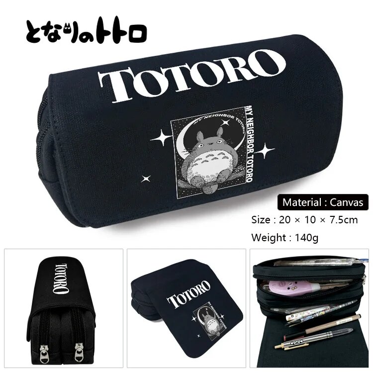 Пенал Bandai Totoro 21см Черный, 15