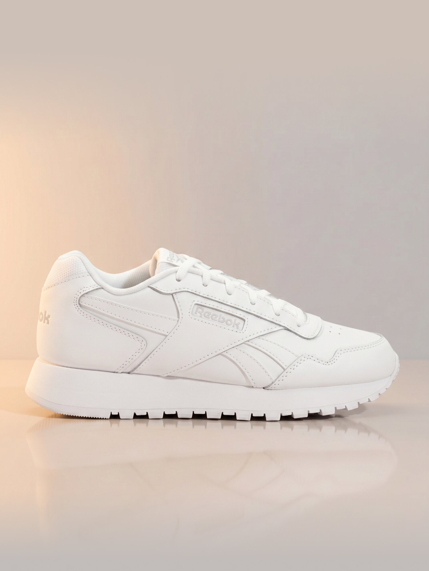 Кроссовки Reebok Glide, размер 9,5 US, белый/серый
