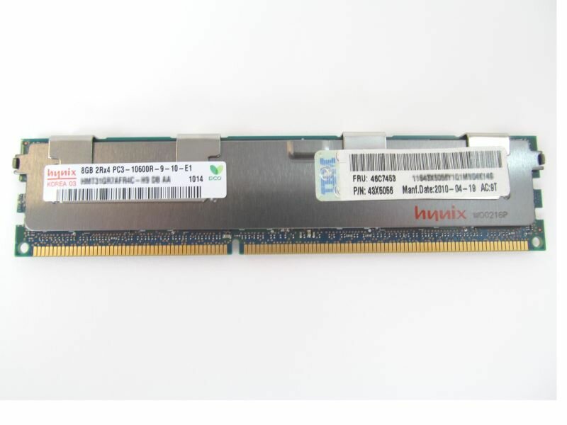 Оперативная память IBM 46C7453 8GB (1x8GB) (Dual-Rank x4) PC3-10600 CL9 ECC DDR3-1333 LP RDIMM