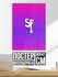 Постер на стену Sally Face neon gradient
