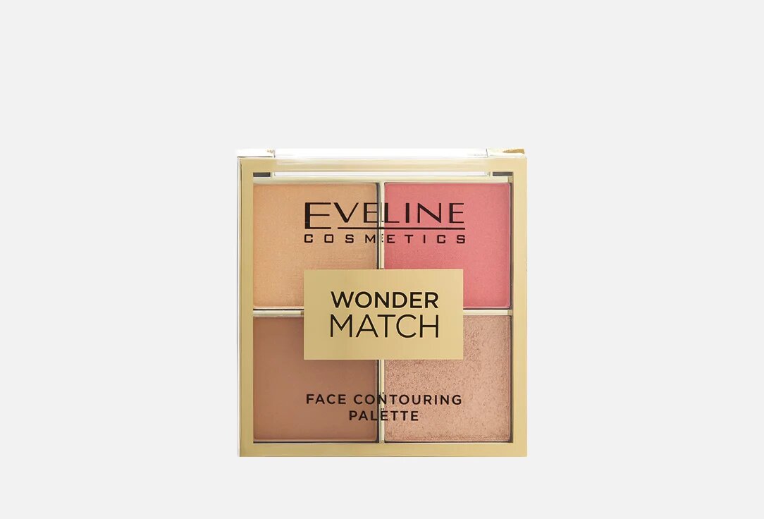 Eveline WONDER MATCH FACE CONTOURING PALETTE Палетка для контурирования лица 10.8 г 02