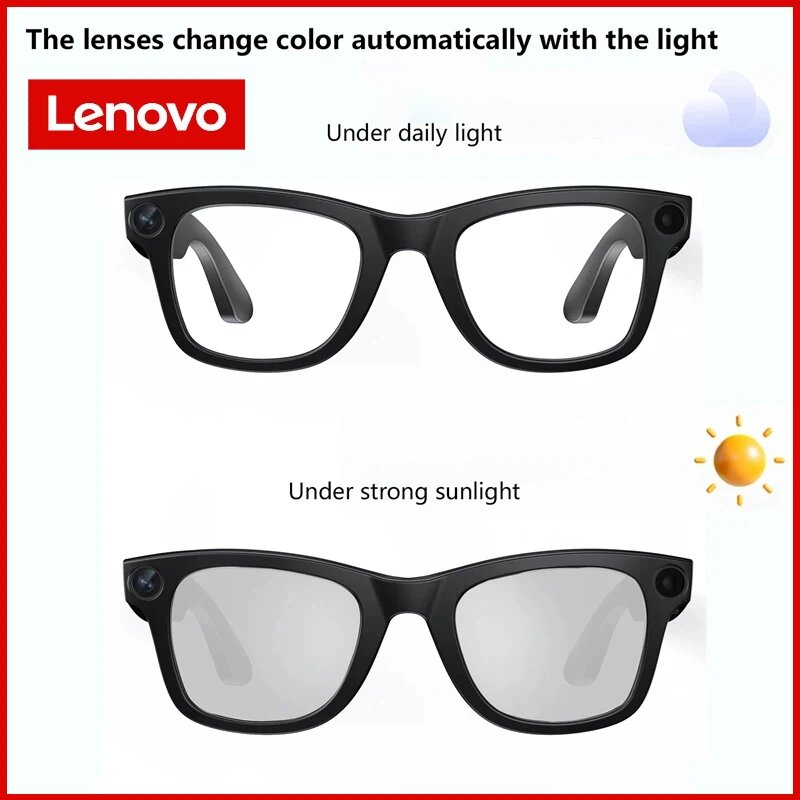 Lenovo G300 Умные очки с камерой Color Change lenses