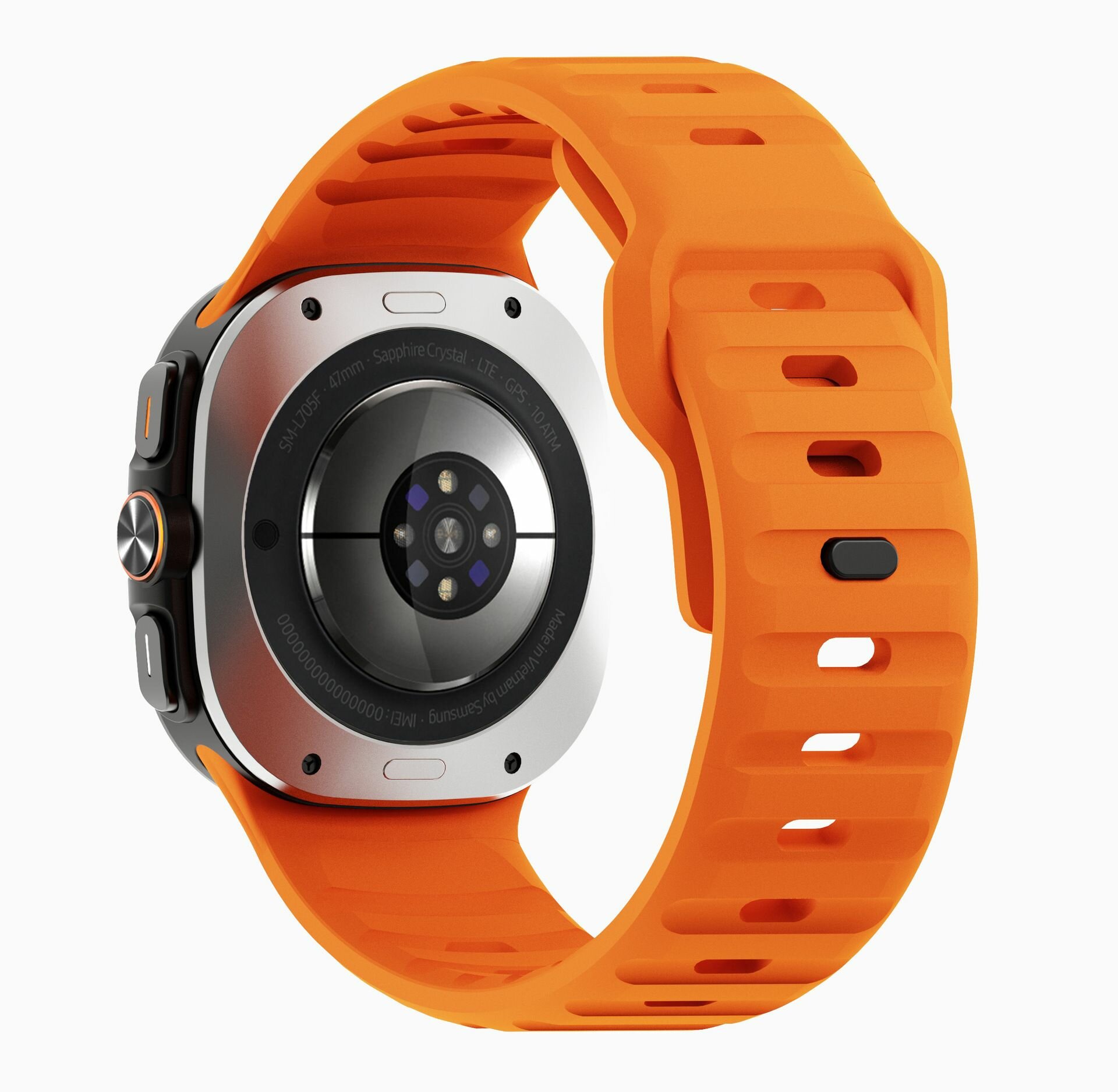 Модный ремешок для спортивных часов, подходит для Samsung Galaxy Watch Ultra (47 мм и 2025) / Самсунг Галакси Часы Ультра (47 мм и 2025), силиконовый материал силиконовый ремешок 47 мм спортивный ремешок силикон ремешок для часов 2025