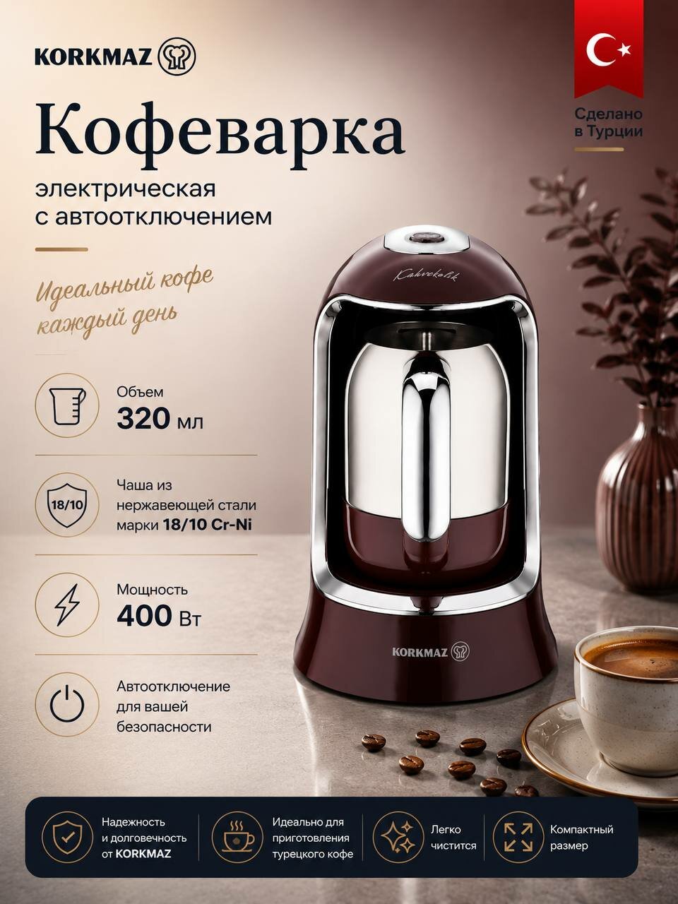 Кофеварка электрическая кофемашина