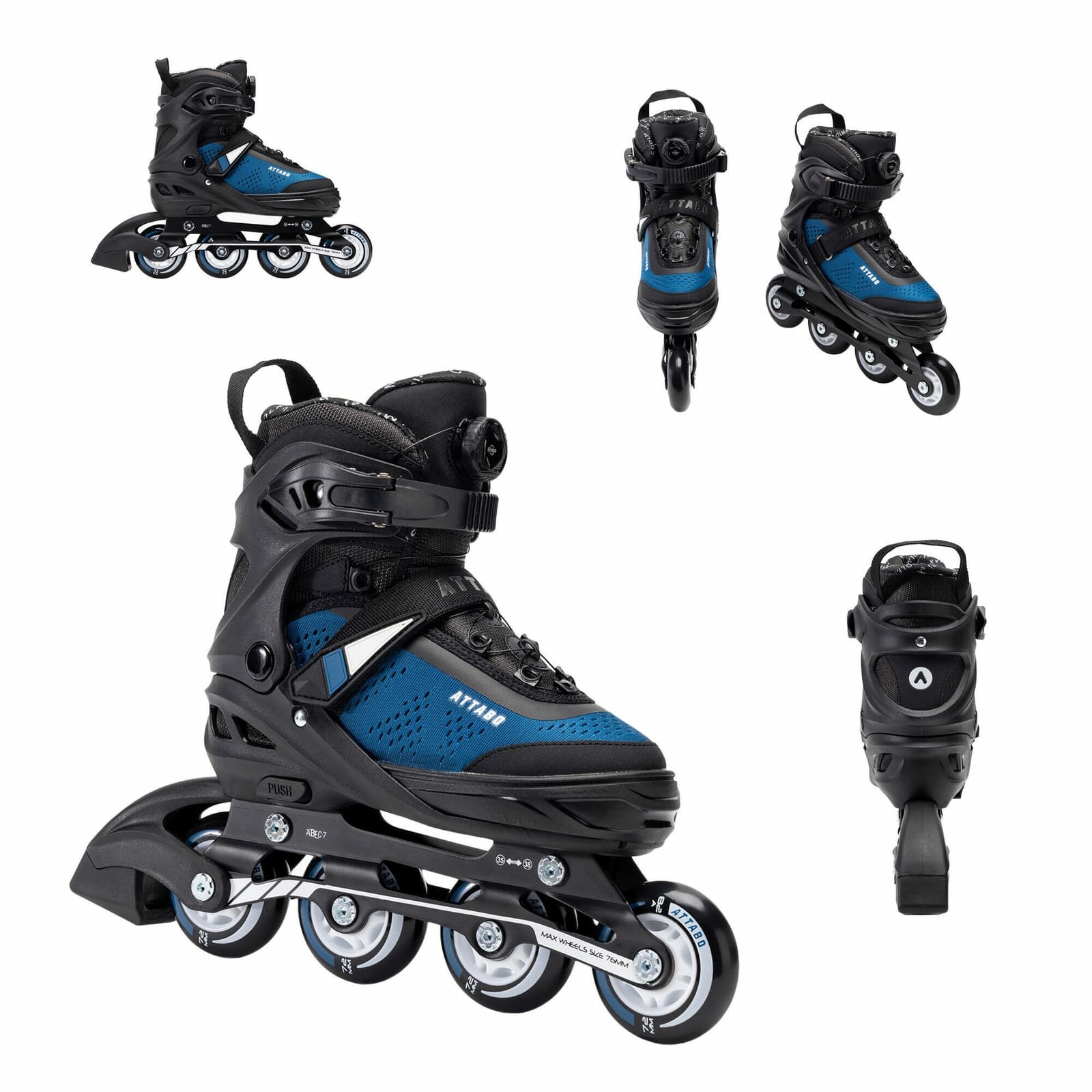 DECATHLON ролики Attabo Stormglider, синий, 39/42