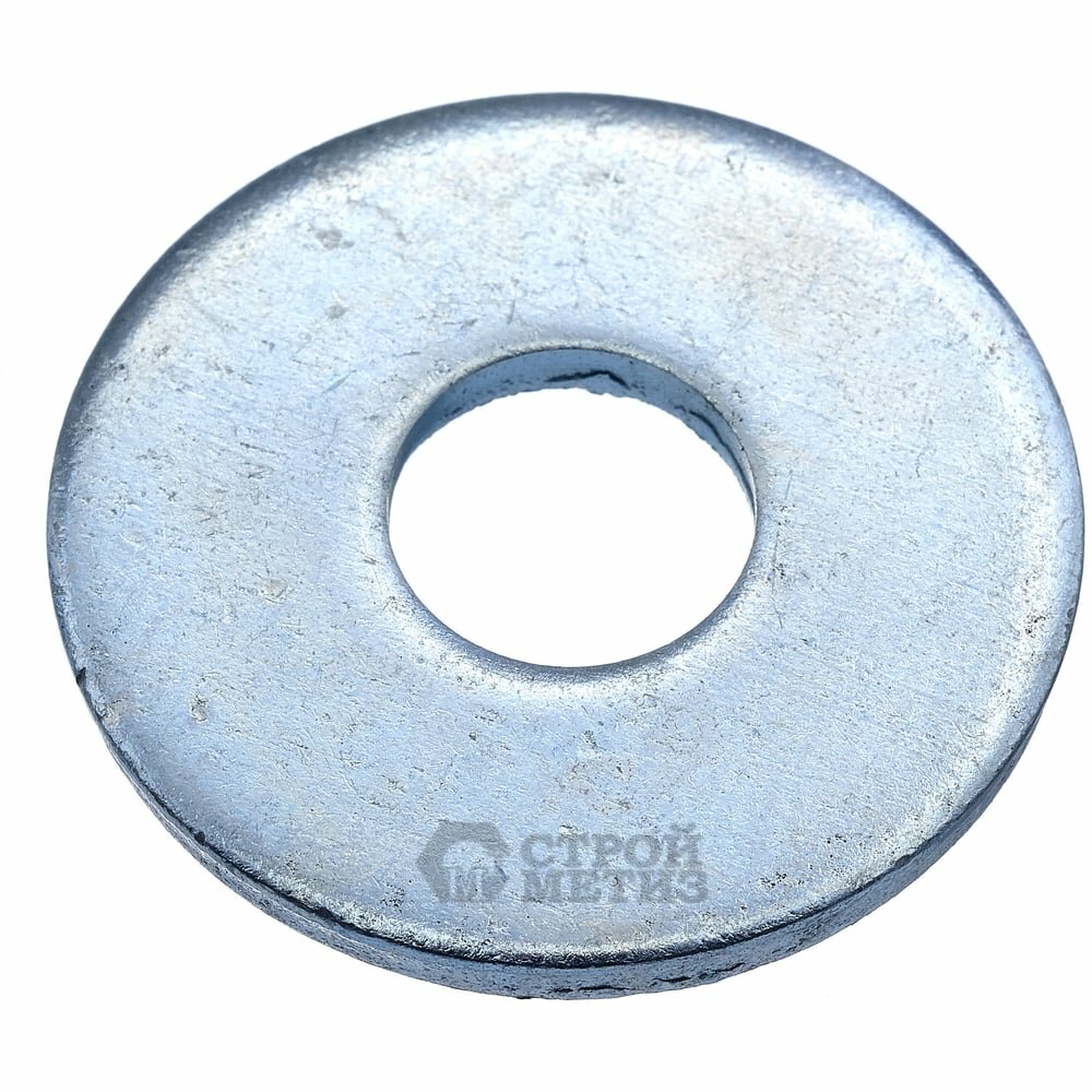 Усиленная оцинкованная плоская шайба Стройметиз 12 DIN9021 (1 кг)