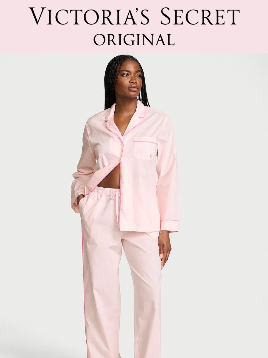 Пижама Heritage Cotton Long Pajama Set