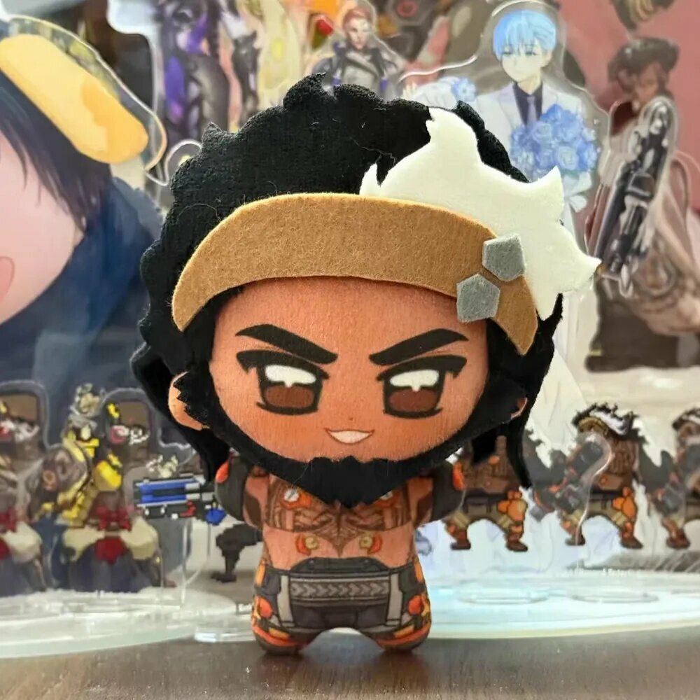 Игрушка мягкая аниме Overwatch Mauga плюшевая игрушка 10 cm