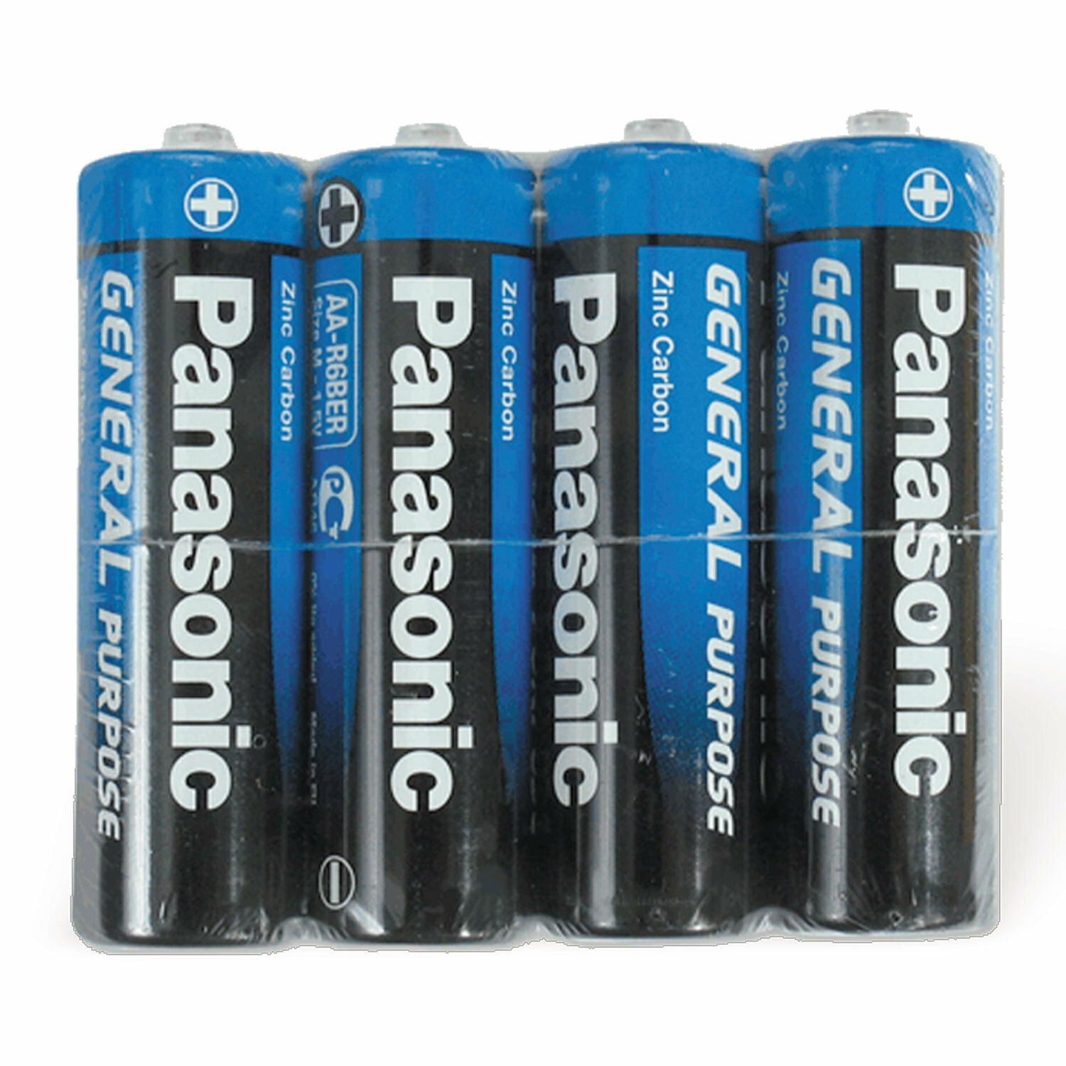 Батарейки Panasonic 4 шт, AA R6 , солевые, пальчиковые, в пленке, 1. 5 В (316)