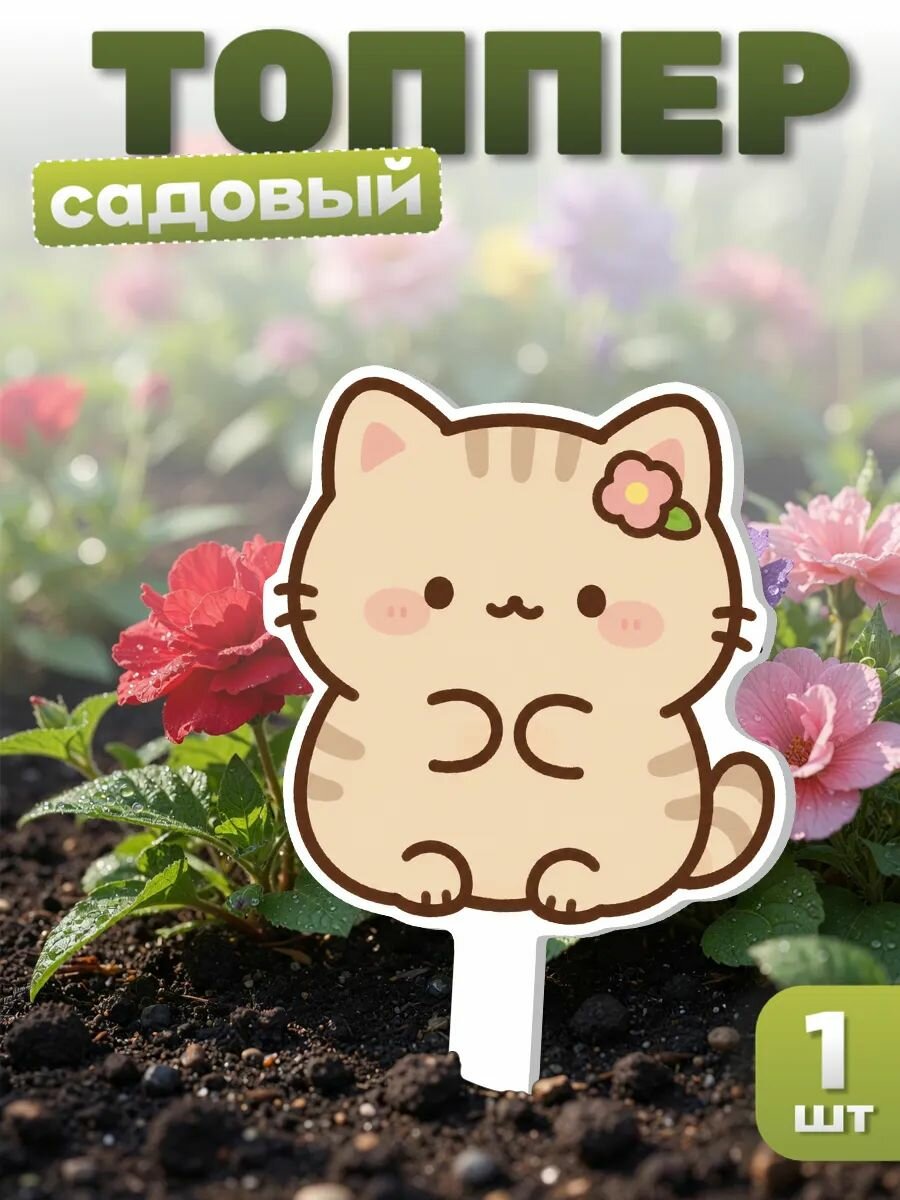 Садовые фигурки для дачи Котенок