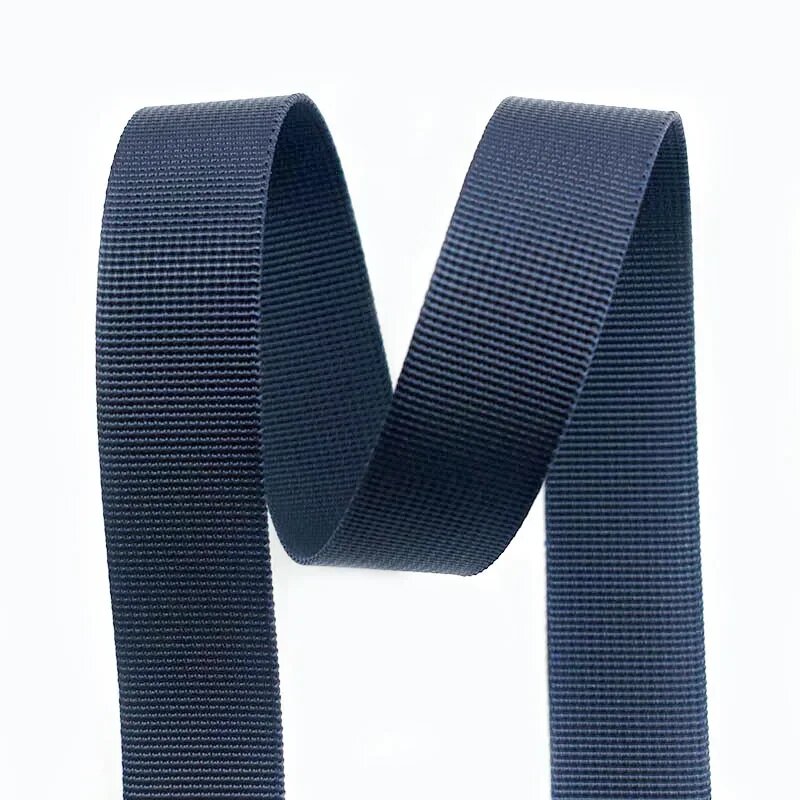 Meetee нейлоновый ремешок 20-50 мм Синий, NavyBlue, 25mm