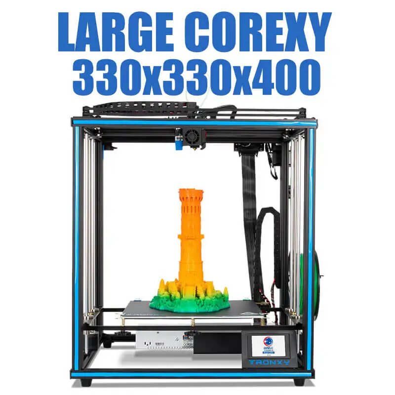 3D-принтер Tronxy X5SA. Размер печати стола. 8G SD-карта с руководством. Набор для самодельного 3D-принтера. Impressora 3D