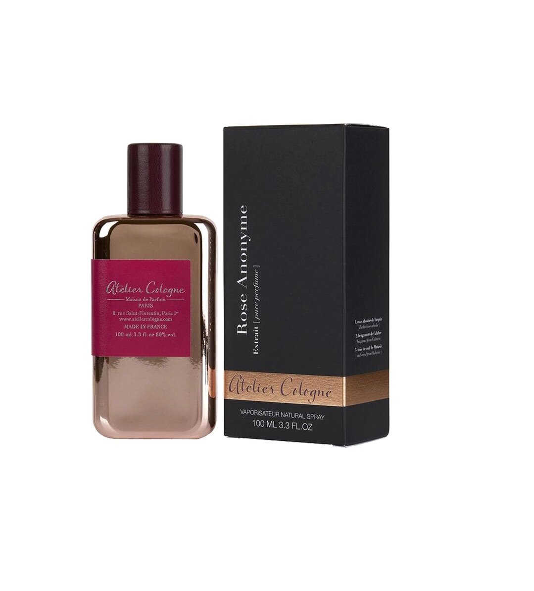 Atelier Cologne Rose Anonyme Extrait 100 мл духи для мужчин и женщин, восточные, цветочные