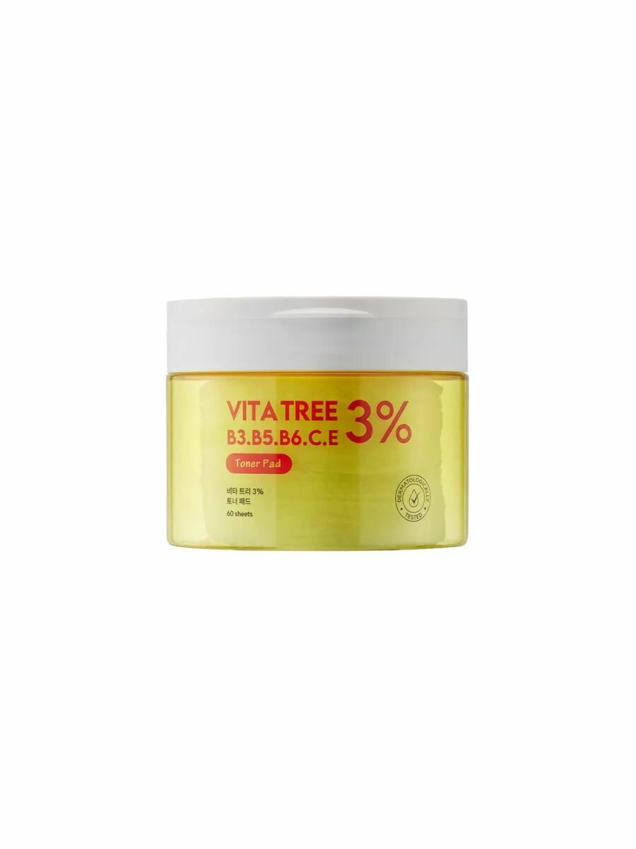 Освежающие пэды с витаминами, 60шт, ShinCos.Lab